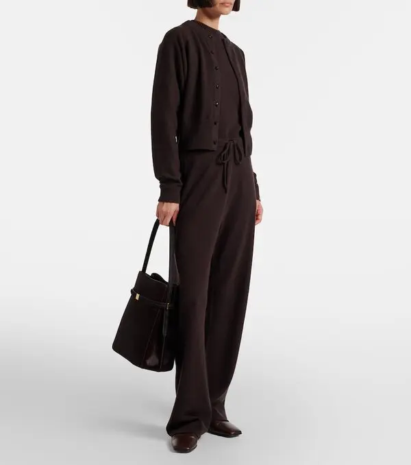 Extreme Cashmere Run Cashmere-blend Sweatpants - Brown
