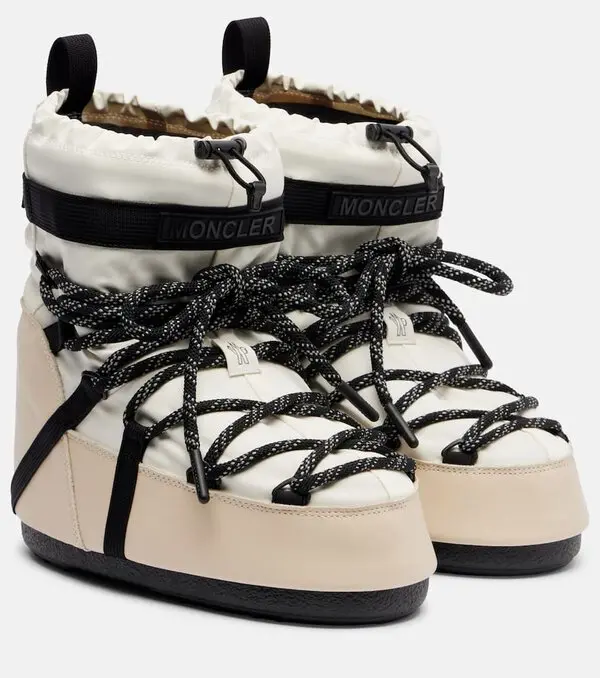 Moncler X Moon Boot Icon Low Snow Boots - White