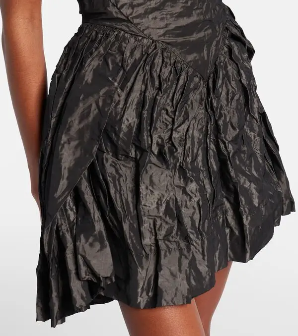VIVIENNE WESTWOOD Mini Sunday Draped Corset Dress - Black