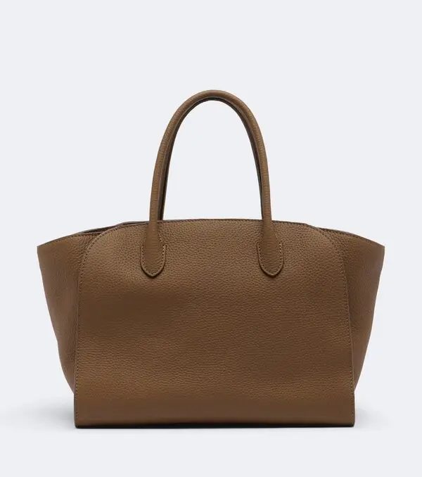 THE ROW Marlo 12 Leather Tote Bag - Brown