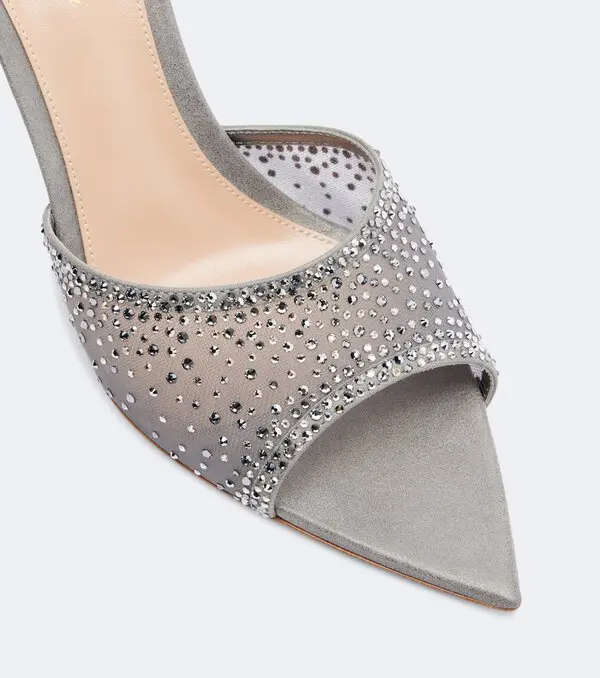 GIANVITO ROSSI Rania Embellished Mules