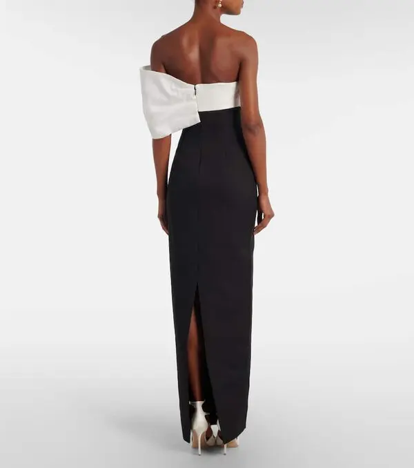 Rachel Gilbert Kace Bow-detail Gown