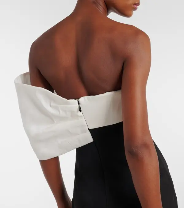 Rachel Gilbert Kace Bow-detail Gown