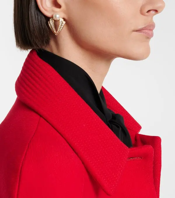 Valentino Garavani Je Les V Embellished Earrings - Gold