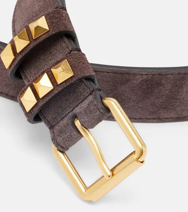 Valentino Garavani Flaneuse Rockstud Belt - Brown