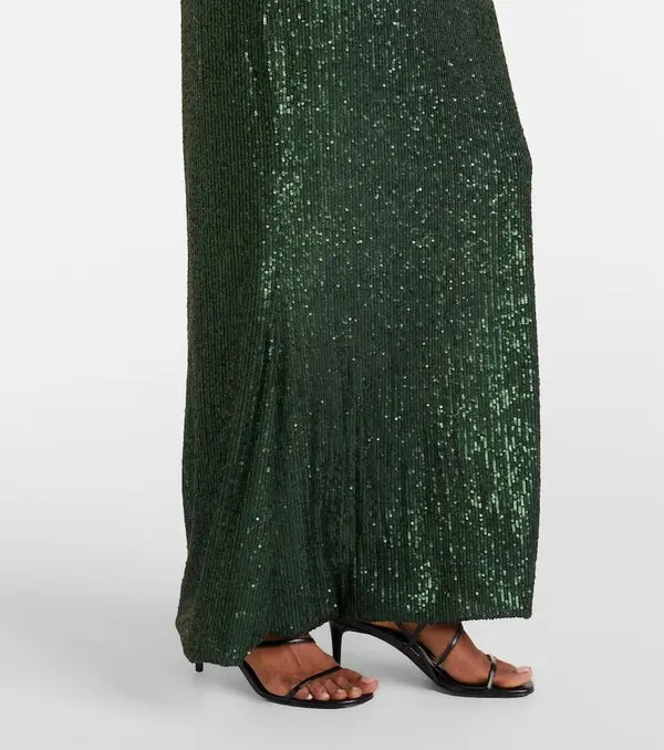 Norma Kamali Obie Sequined Gown