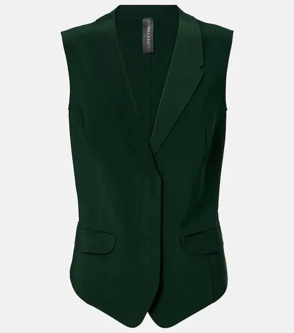 Norma Kamali Crêpe Vest