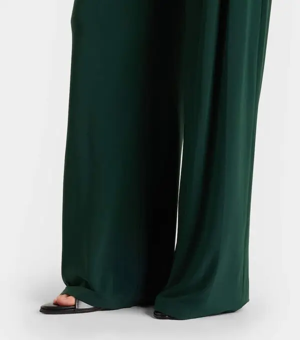 Norma Kamali Pleated Wide-leg Pants