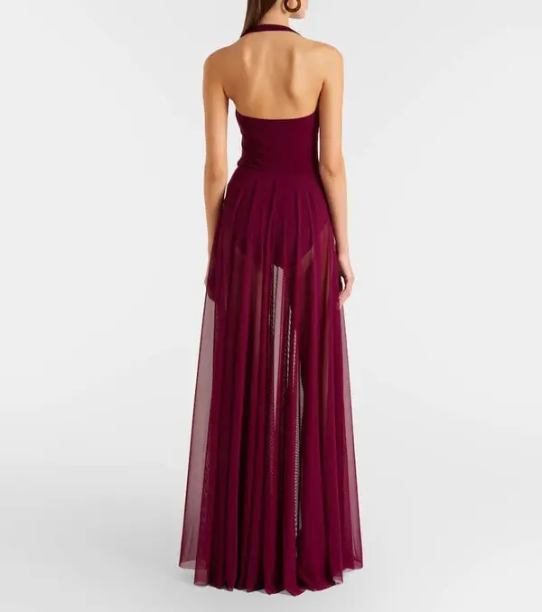 Norma Kamali Cayla Tulle Gown