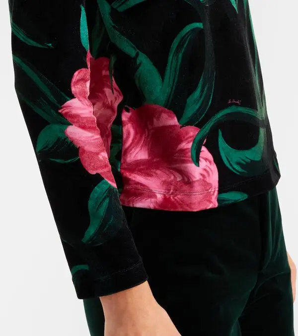 La DoubleJ Floral Turtleneck Top - Multicoloured