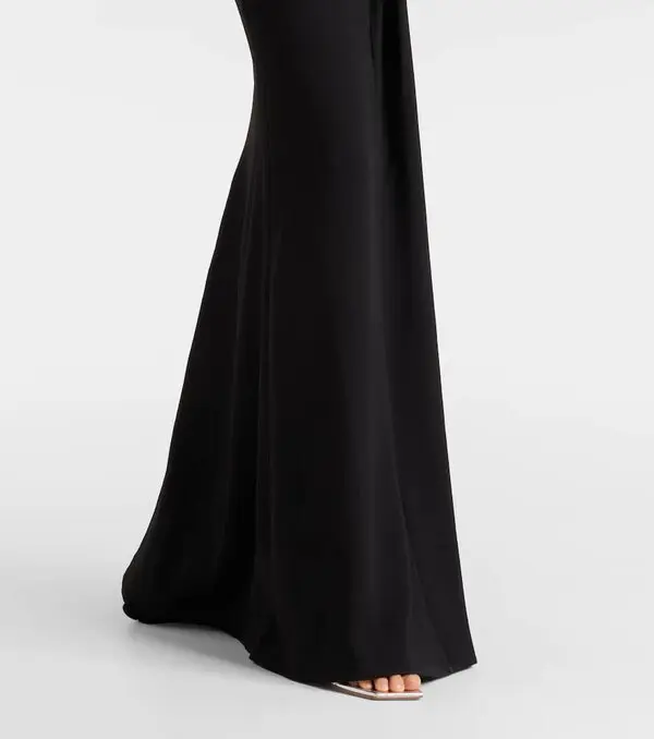 Rebecca Vallance Dixie Draped Halterneck Gown