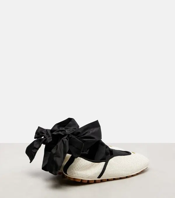 Valentino Garavani Rythmika Perforated Ballet Flats