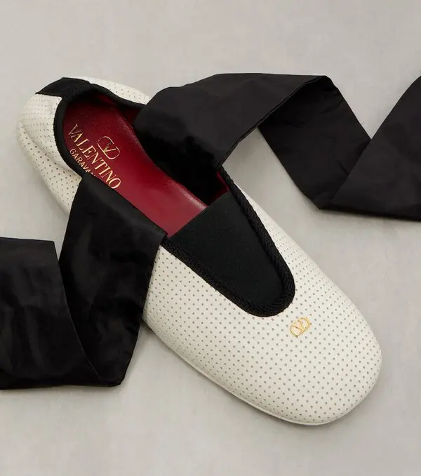 Valentino Garavani Rythmika Perforated Ballet Flats