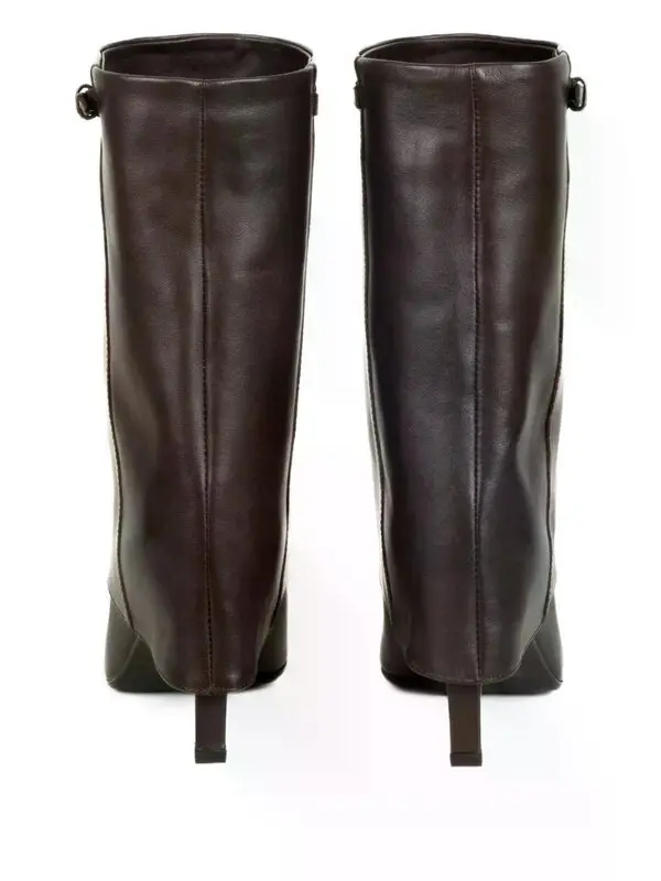 CHANTAL 70mm 1962 Leather Buckle Boots