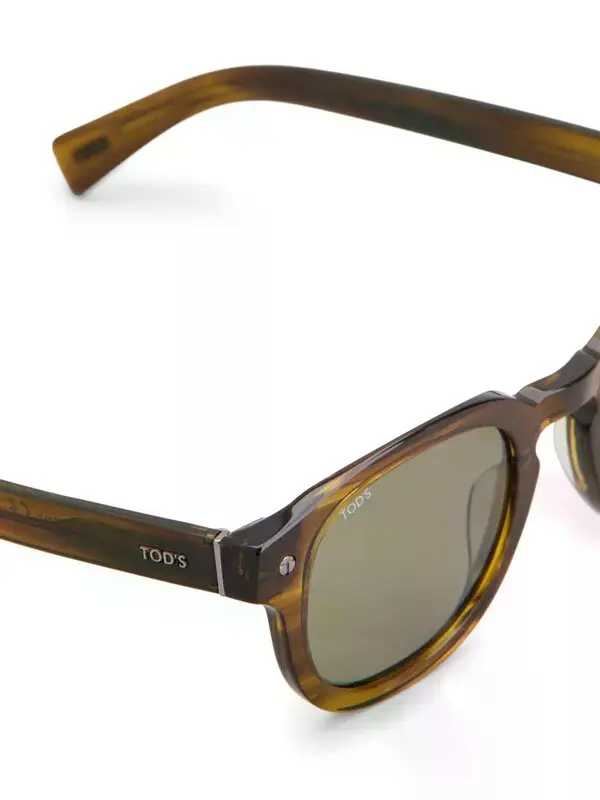 TOD'S Square Frame Sunglasses - Green