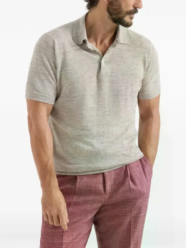 Brunello Cucinelli Short-sleeves Polo Shirt - Neutrals