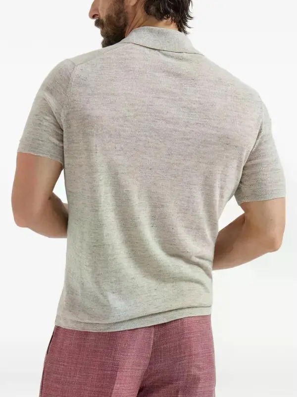Brunello Cucinelli Short-sleeves Polo Shirt - Neutrals