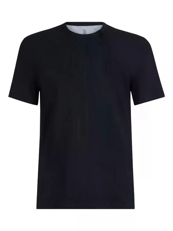 Brunello Cucinelli Ribbed Crew-neck T-shirt