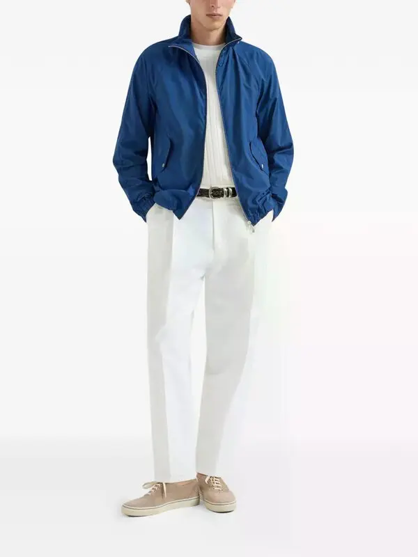 Brunello Cucinelli Zip-fastening Lightweight Jacket - Blue