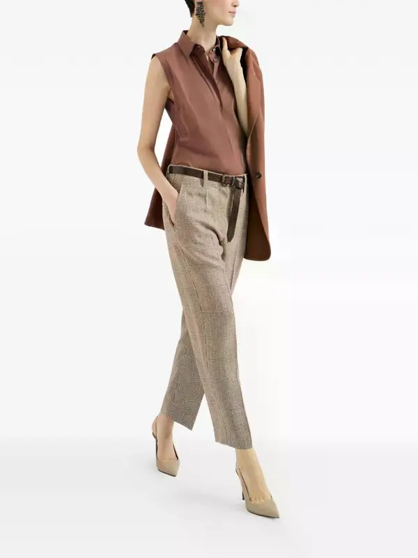 Brunello Cucinelli Plaid Trousers
