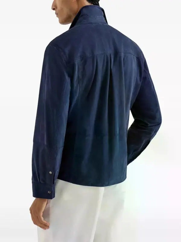 Brunello Cucinelli Chest-pocket Button-fastening Shirt - Blue