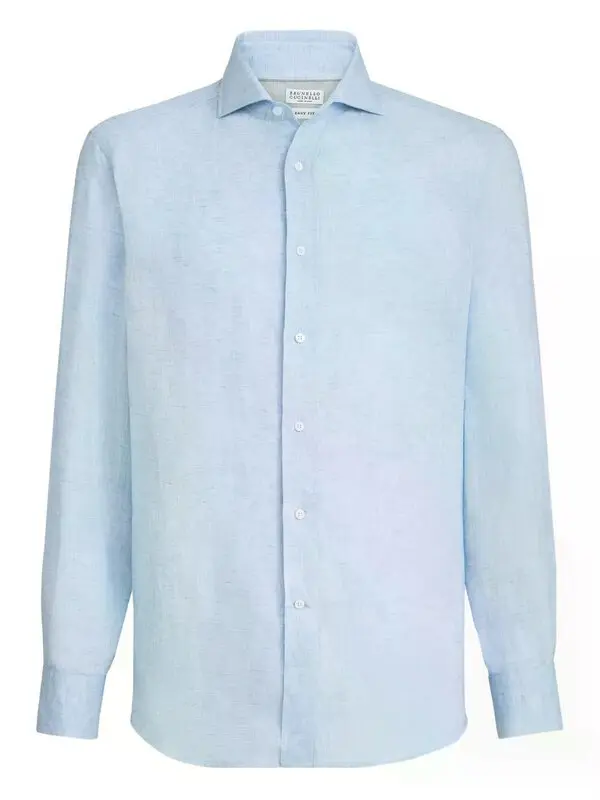 Brunello Cucinelli Spread-collar Shirt