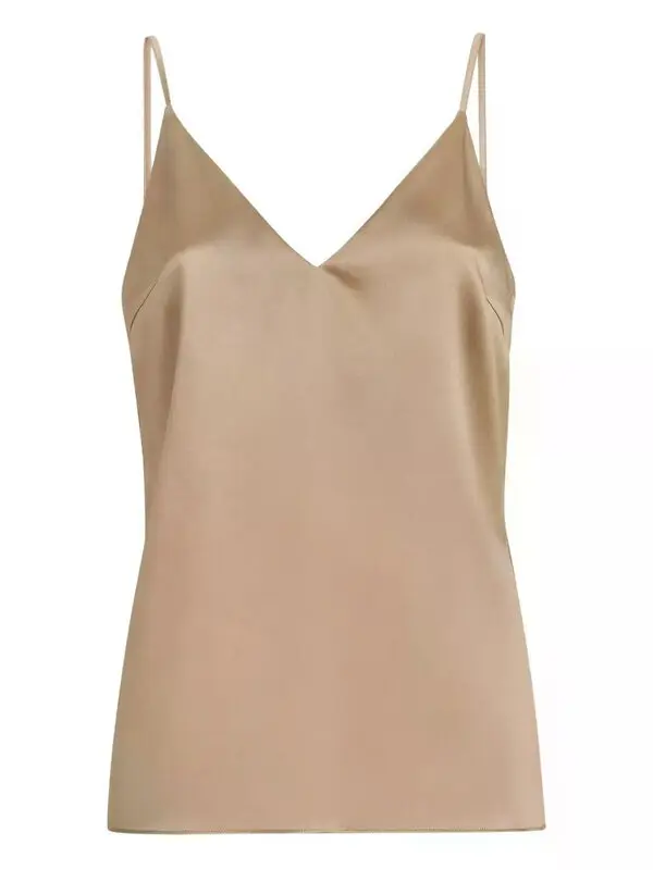 Brunello Cucinelli V-neck Top - Neutrals