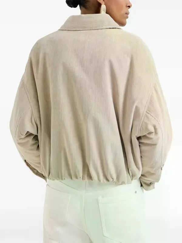 Brunello Cucinelli Corduroy-effect Jacket - Neutrals
