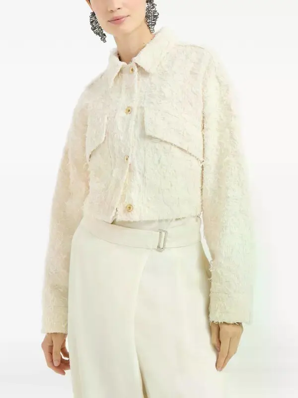 Brunello Cucinelli Textured Jacket - Neutrals
