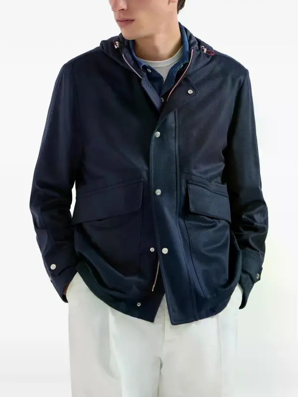 Brunello Cucinelli Cashmere Hooded Jacket