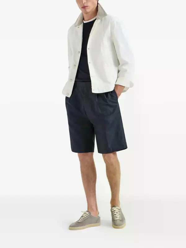 Brunello Cucinelli Suede Lace-up Sneakers - Grey