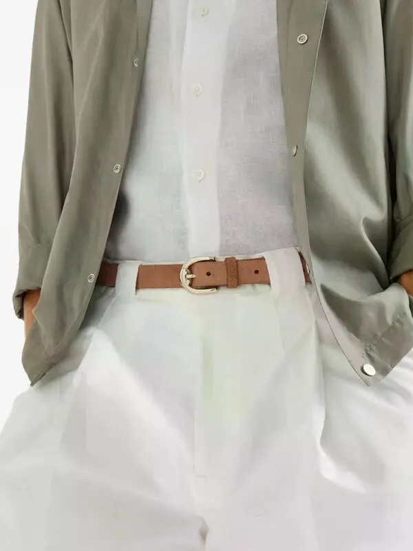Brunello Cucinelli Reversed Leather Belt
