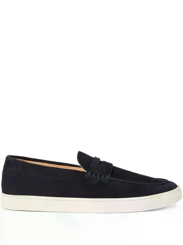 Brunello Cucinelli Suede Loafers - Blue