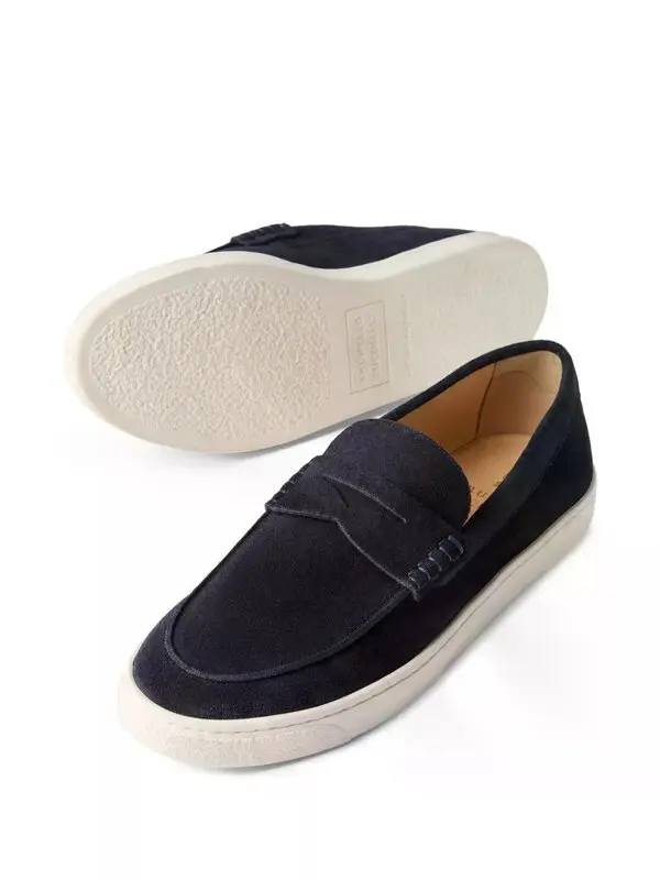 Brunello Cucinelli Suede Loafers - Blue