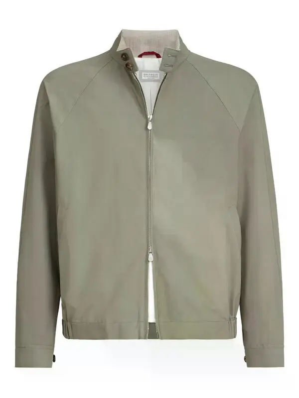 Brunello Cucinelli Zip-up Jacket - Green