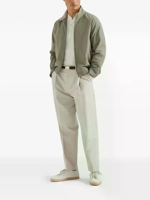 Brunello Cucinelli Zip-up Jacket - Green