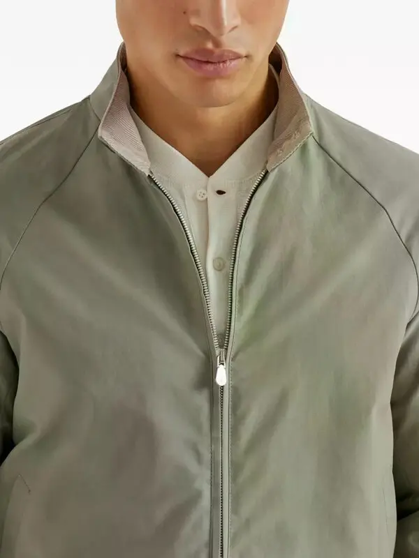 Brunello Cucinelli Zip-up Jacket - Green