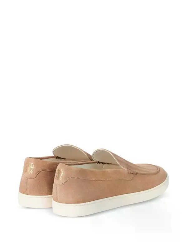 Brunello Cucinelli Suede Loafers - Neutrals