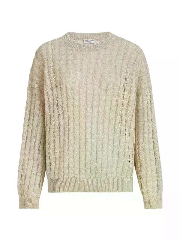 Brunello Cucinelli Cable-knit Sweater - Neutrals