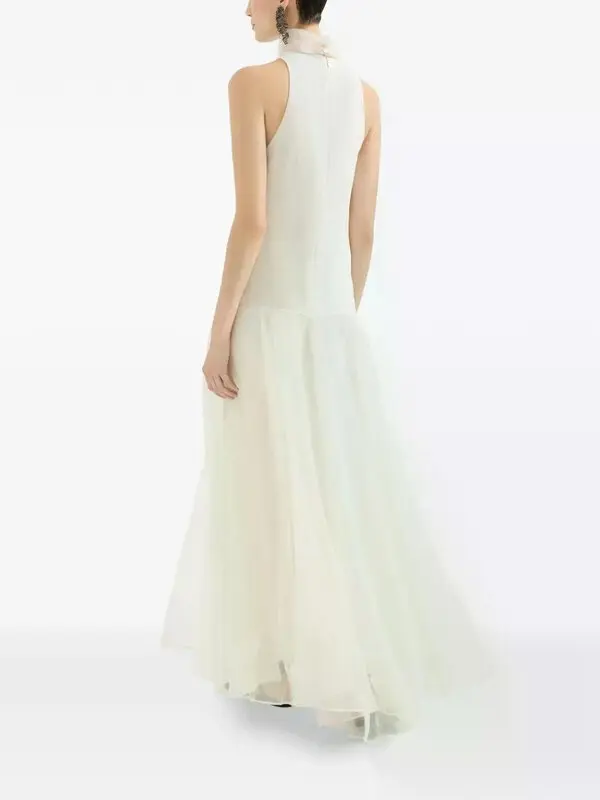 Brunello Cucinelli Turtleneck Maxi Dress - Neutrals