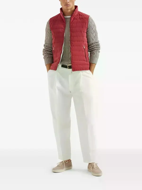 Brunello Cucinelli Padded Gilet - Red