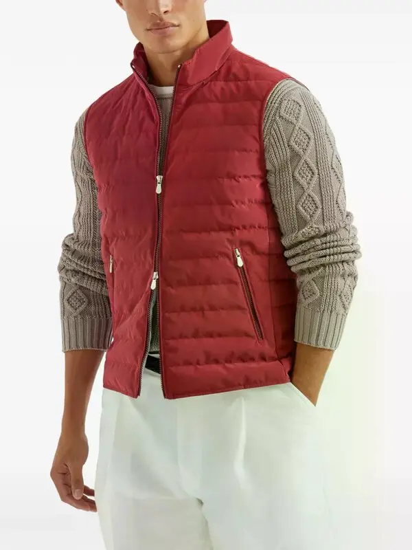 Brunello Cucinelli Padded Gilet - Red