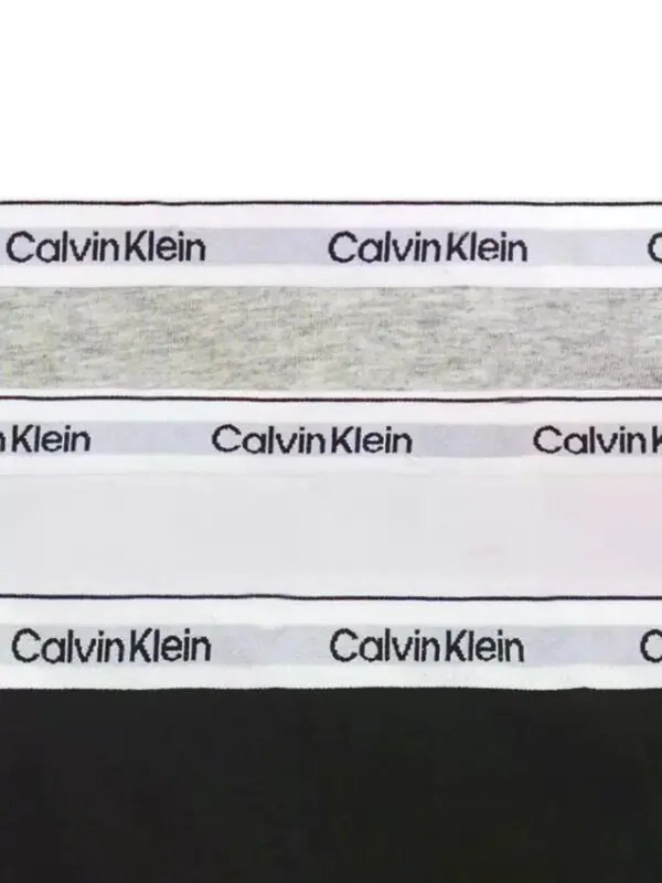 Calvin Klein Logo Waistband Thong 3-pack