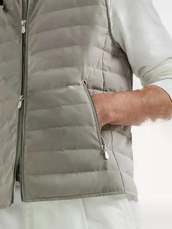 Brunello Cucinelli Padded Gilet - Green