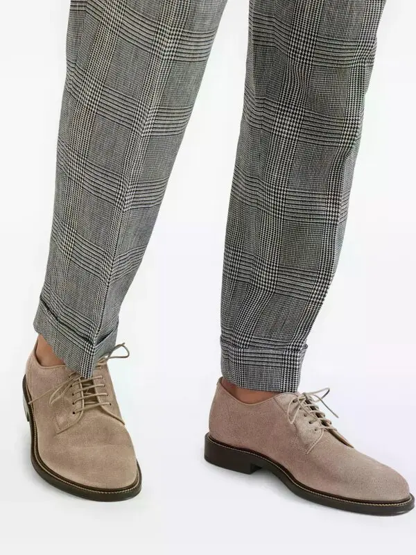 Brunello Cucinelli Suede Derby Shoes