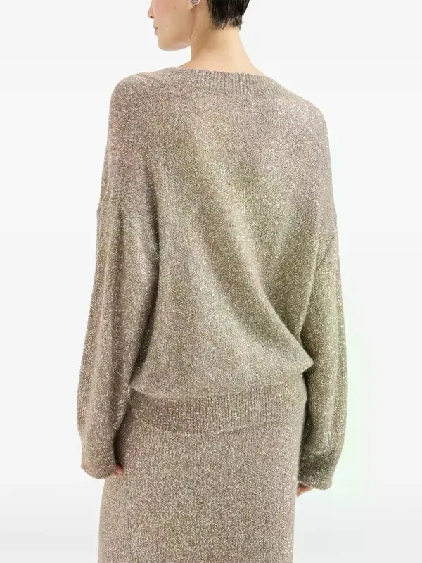 Brunello Cucinelli V-neck Sweater - Neutrals
