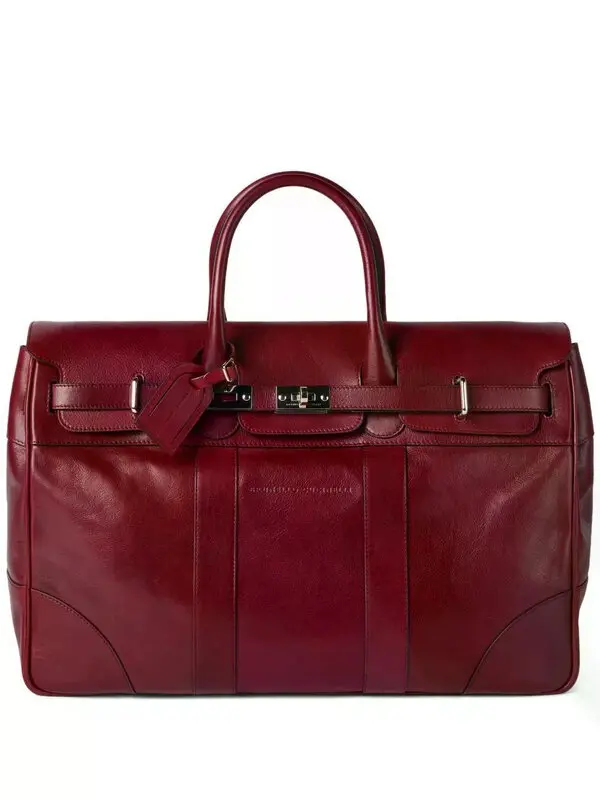 Brunello Cucinelli Leather Holdall Bag - Red