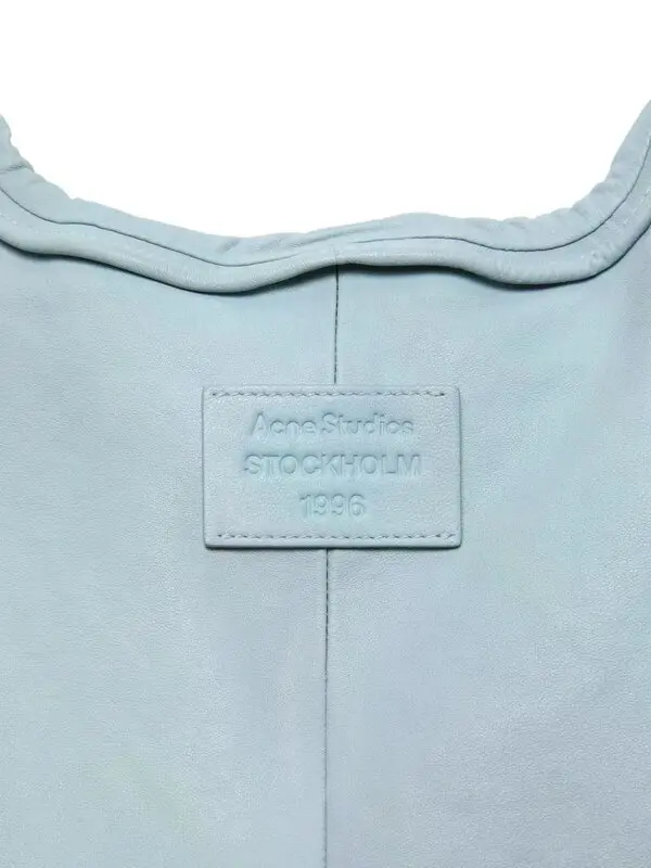 Acne Studios Ruffled Leather Dress