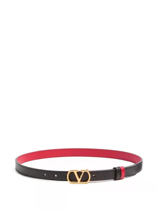Valentino Garavani Vlogo Signature Reversible Belt - Black