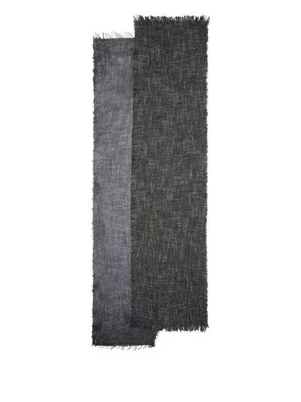 Yohji Yamamoto Fringed Scarf - Grey